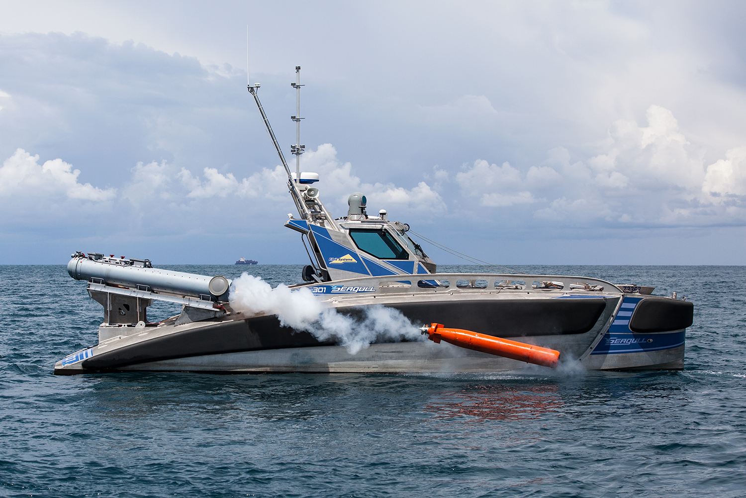 Seagull USV Successfully Completes Torpedo Launch Trials